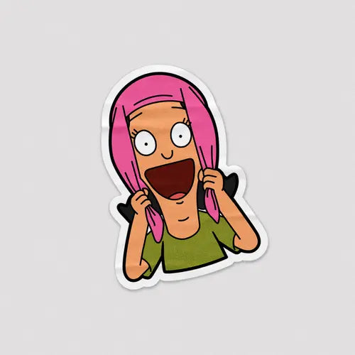 Sticker Louise Belcher – Microbus store
